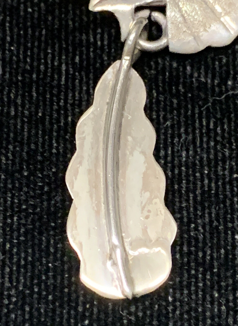 Native American Navajo Hawk Turquoise Feather Dangle … - Gem