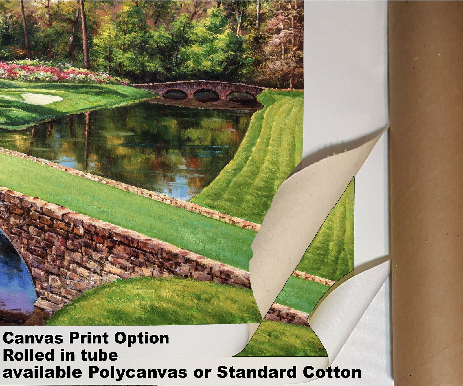 Augusta National Golf Club Course Hole 12 Golden Bell Masters Painting ...