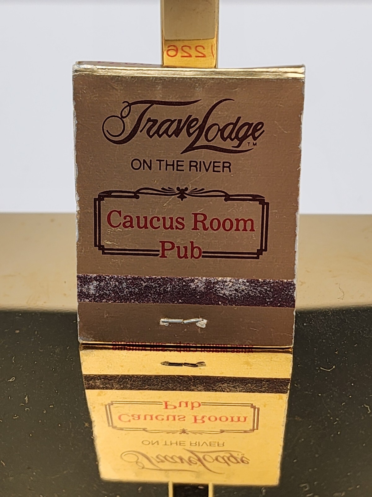 Matchbook "Rivers Edge" Restaurant Ad Caucus Room Pub San Antonio TX ...