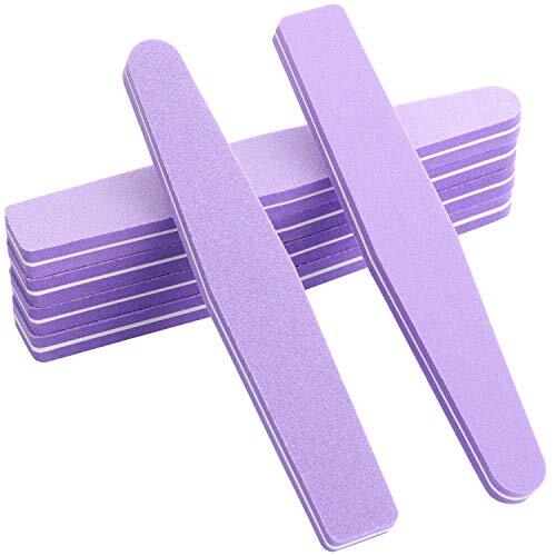 20Pcs Nail Block Buffer Files Sponge Washable Double Sided 100/180 ...