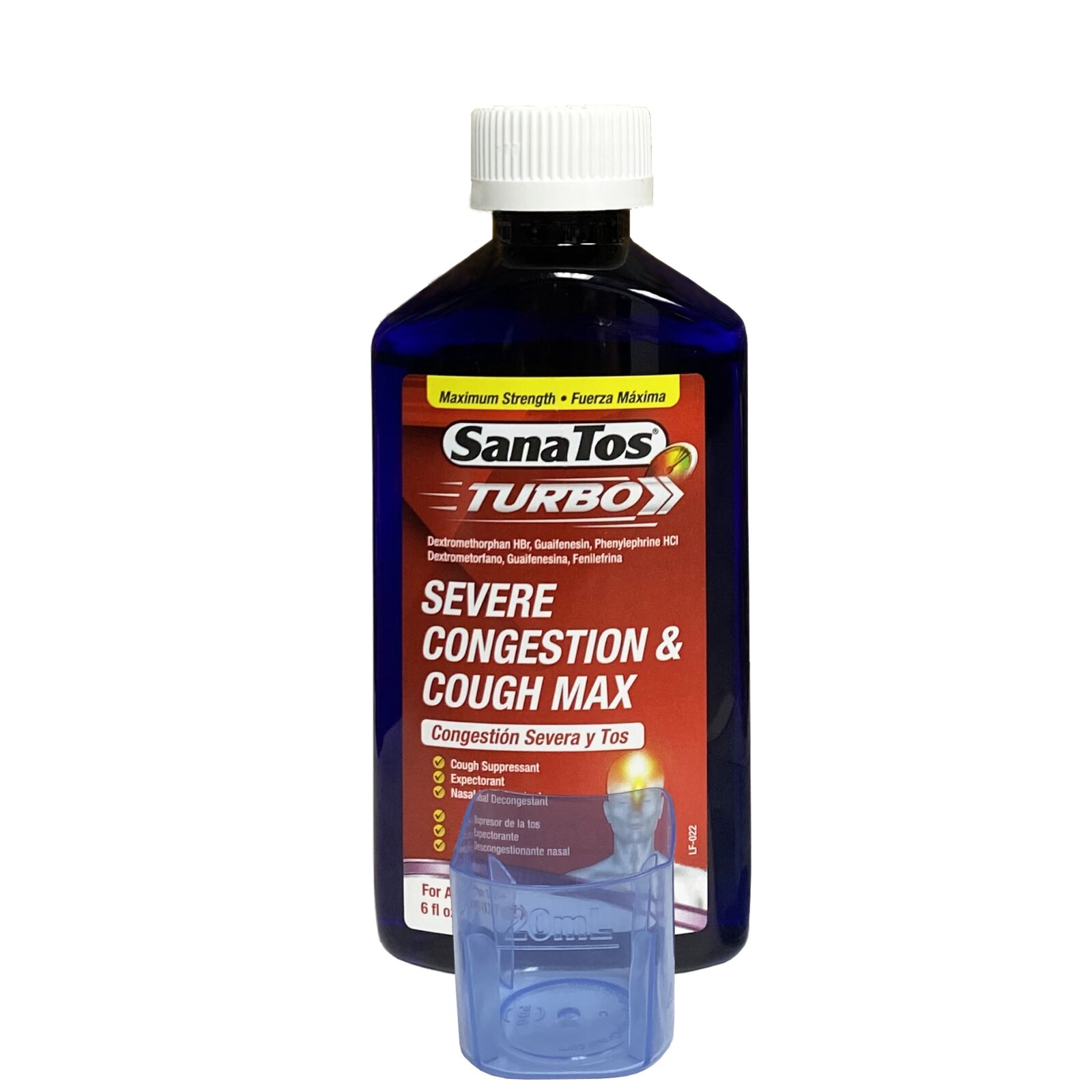 SanaTos TURBO & Boost Severe Congestion & Cough Max Relief, 6 Fl Oz | eBay