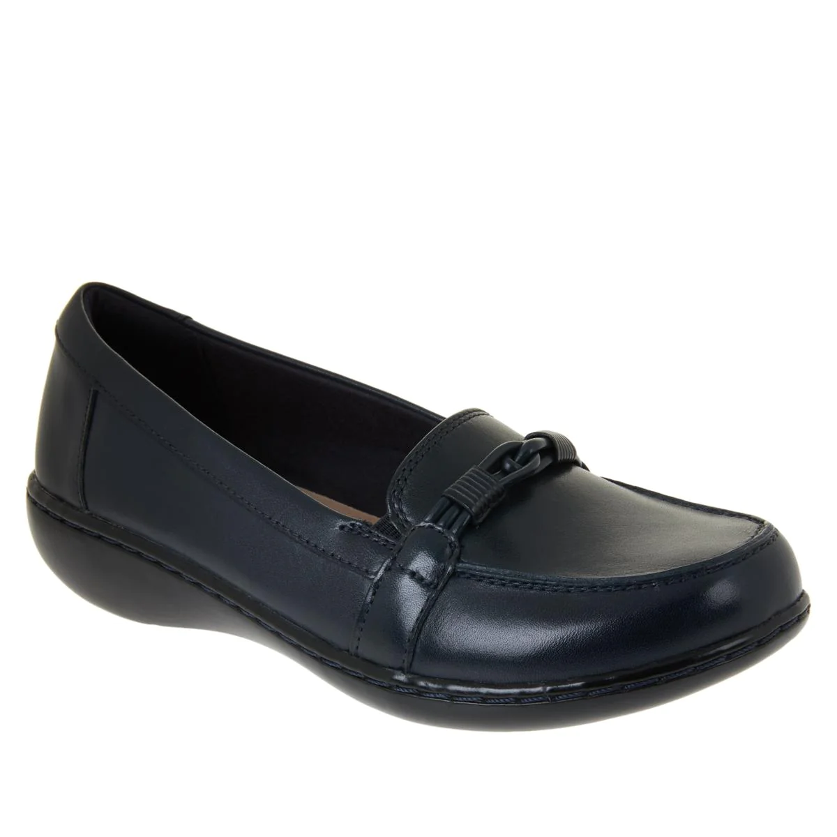 "AS IS" Collection by Clarks Ashland Ballot Leather Loafer 658429-J | eBay