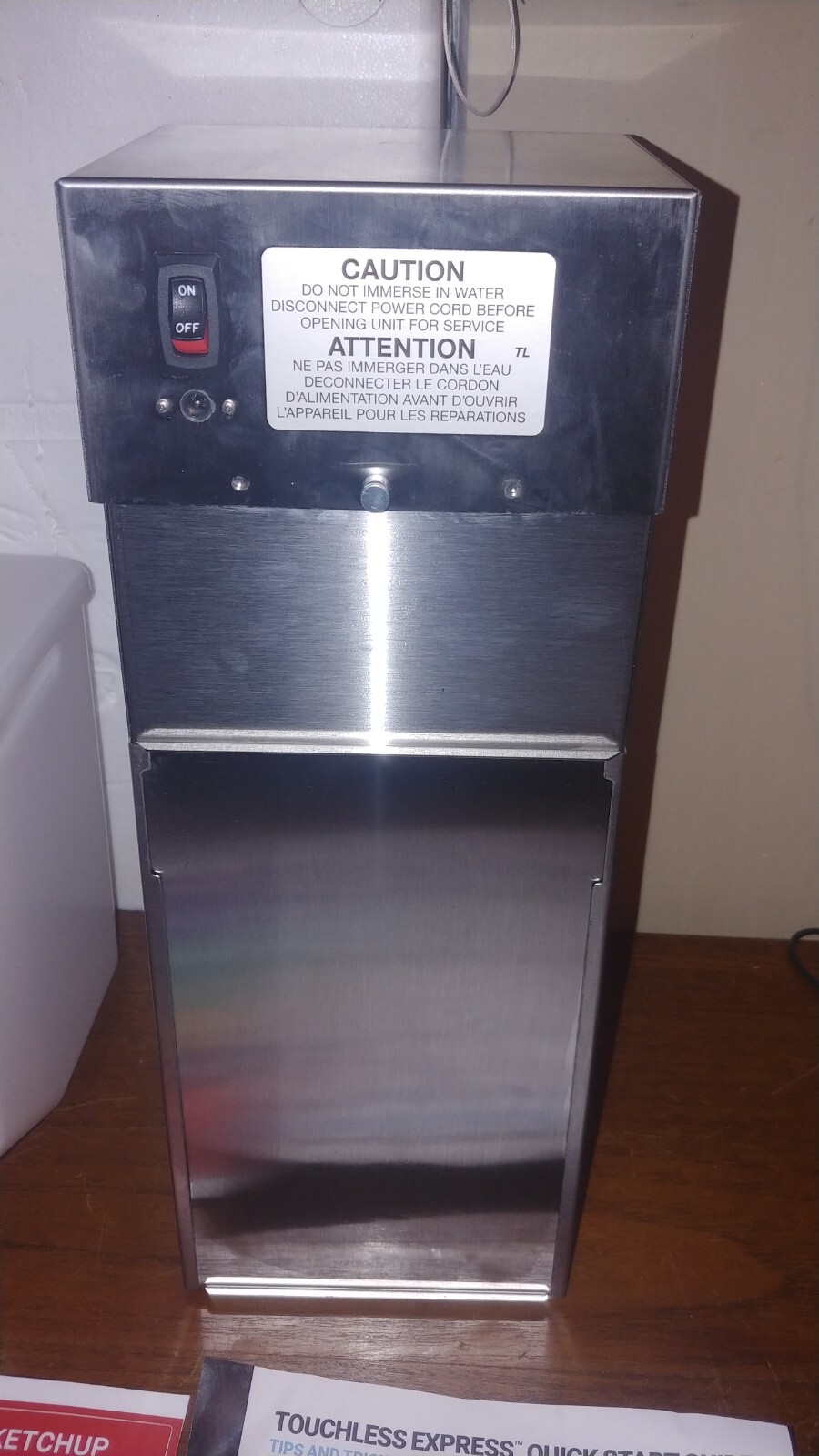 Server Se-Ss-Tdp1.3 Touchless Condiment Dispenser | eBay