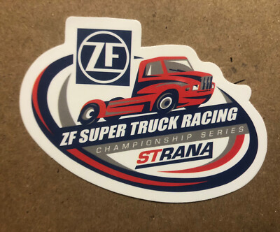 ZF Super Truck Racing. 3.25”x2.25”Vinyl Sticker Decal. Self Adhesive ...