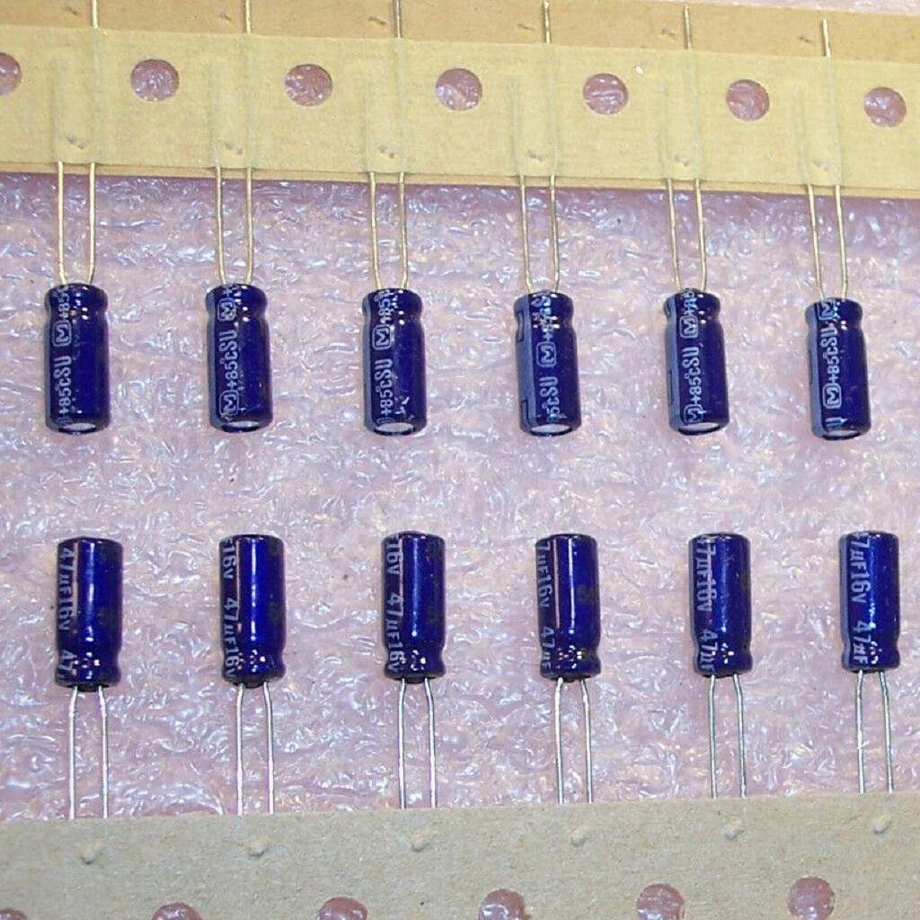 25pcs 47uF 16V PANASONIC ECEA1CU470I Capacitor 5x11mm Replace 47uF 10V ...