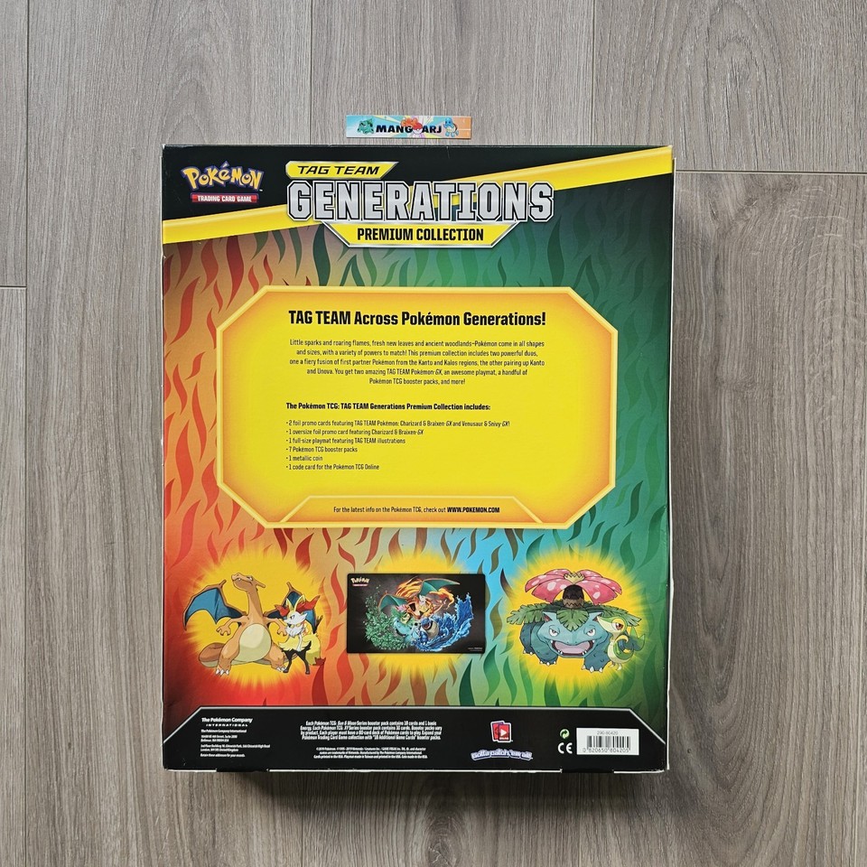 Pokémon TCG Tag Team Generations Premium Collection Box Charizard ...