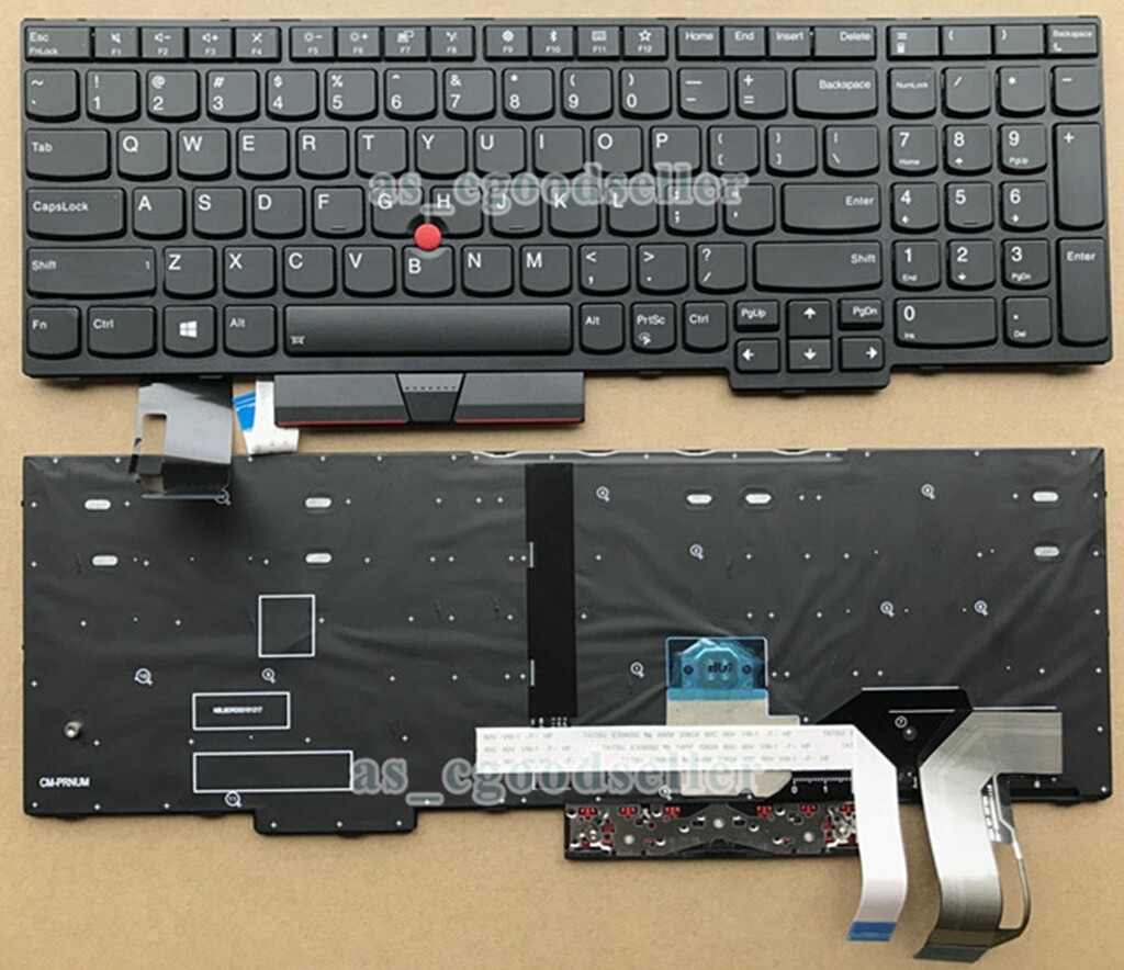 New for Thinkpad L580 L590 E580 E585 E590 E595 T590 P52 P73 Keyboard US ...