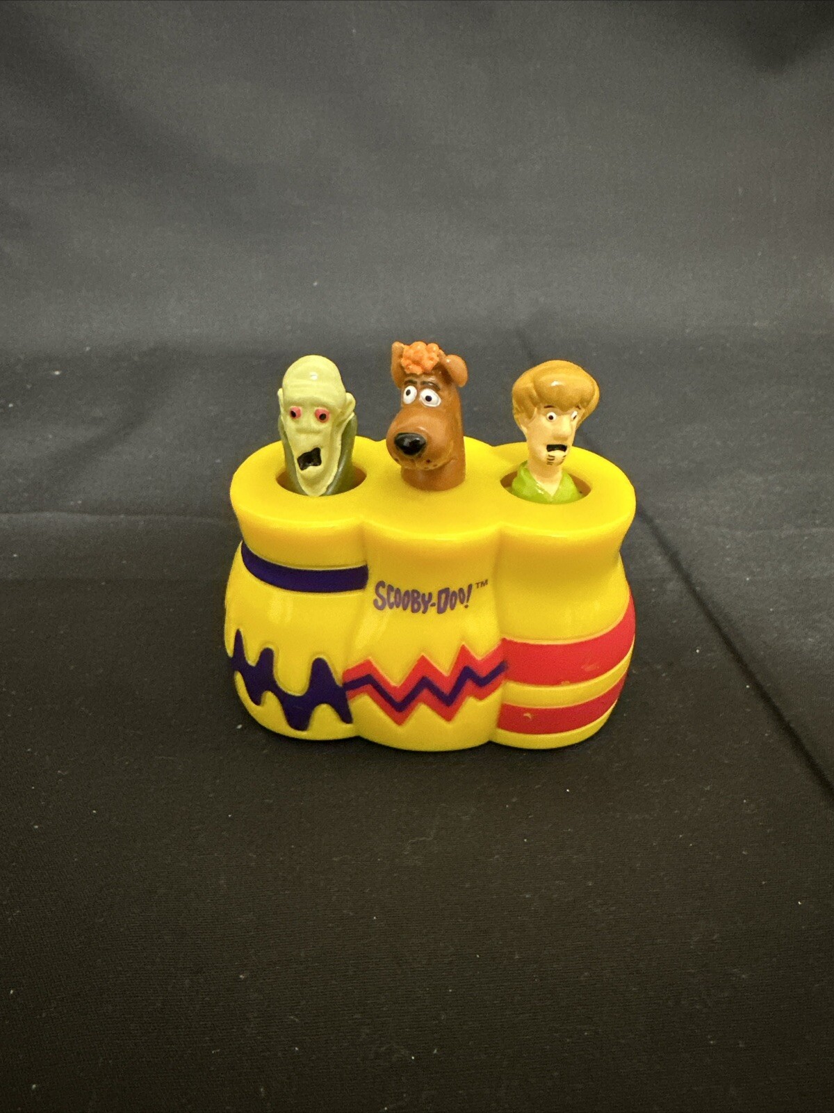 Hanna Barbara Scooby Doo Friction Bobbing Heads Rolling Barrels Toy ...