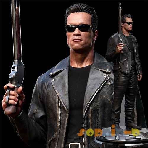 Terminator T-800 Arnold w/ 3 Heads Model Kit Unpainted 3d Print GK ...