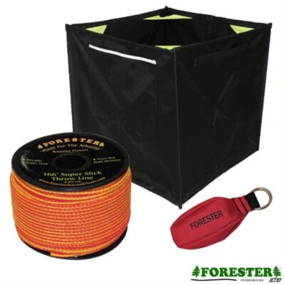 Arborists THROW LINE KIT 3 PIECE - CUBE - 166' THROW LINE - 11 oz RED ...