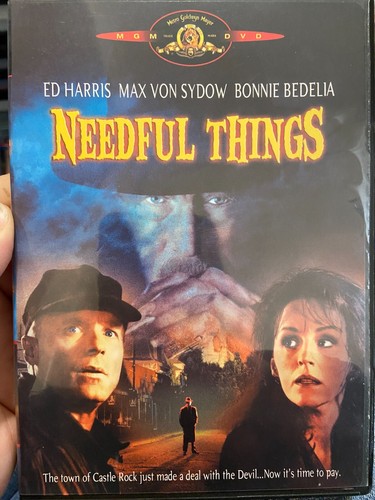 Needful Things region 1 DVD (1993 Stephen King / Ed Harris horror movie ...