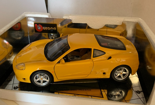 Ferrari 360 Modena Giallo Yellow 1:18 Scale By Bburago | eBay