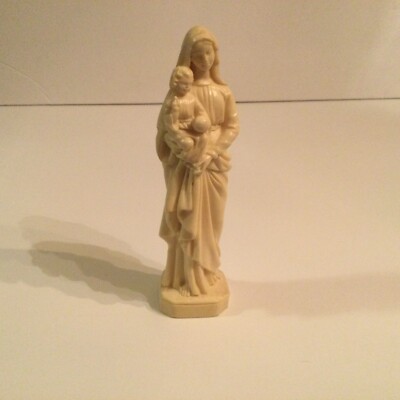 Vintage A Santini Classic Figure Sculpture Mary and Jesus Made In Italy ...