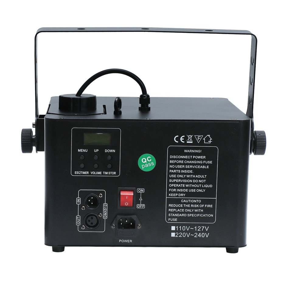 DMX 1500W Low Profile Hazer Haze Smoke Fog Machine Theater DJ Stage ...