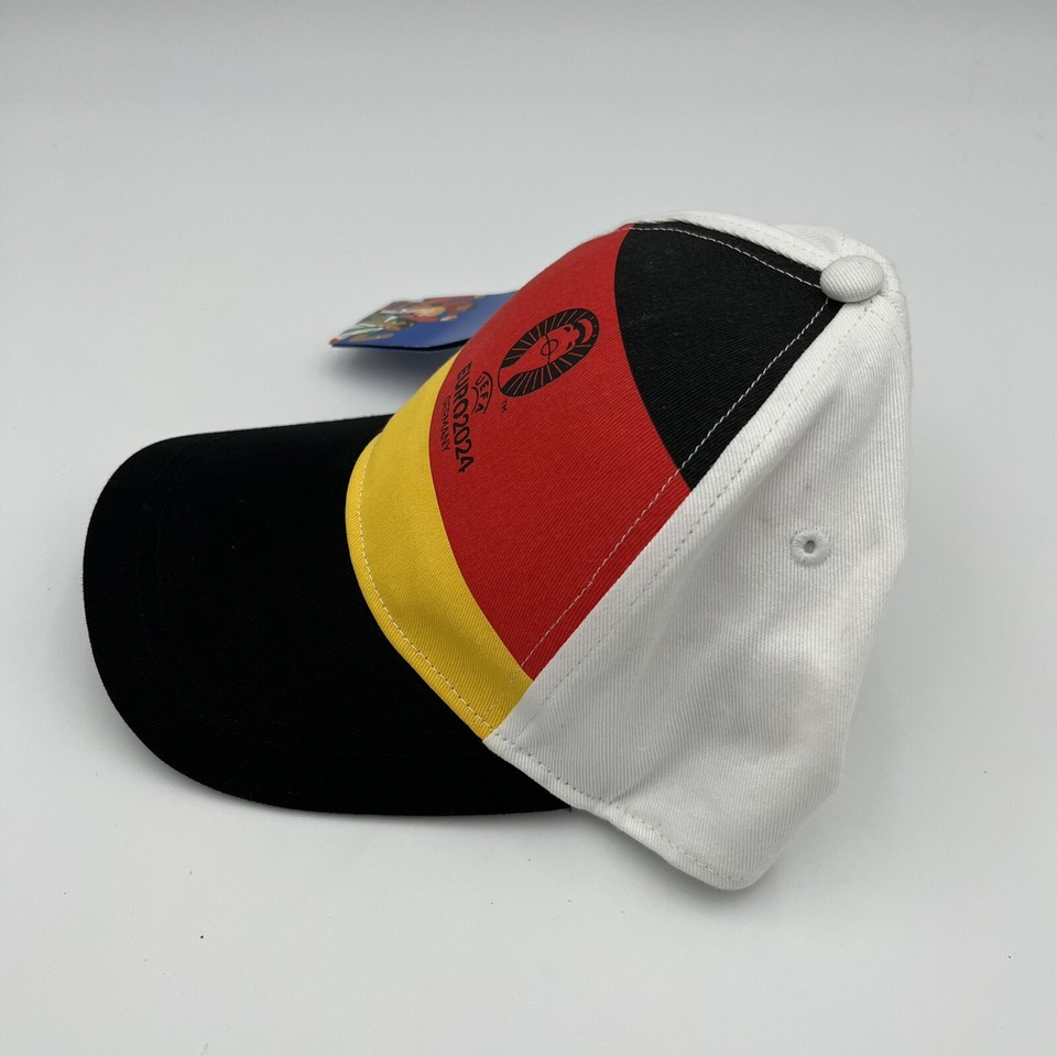 Official UEFA Euro 2024 Germany Soccer Futbol Football Hat Cap Adj Logo ...