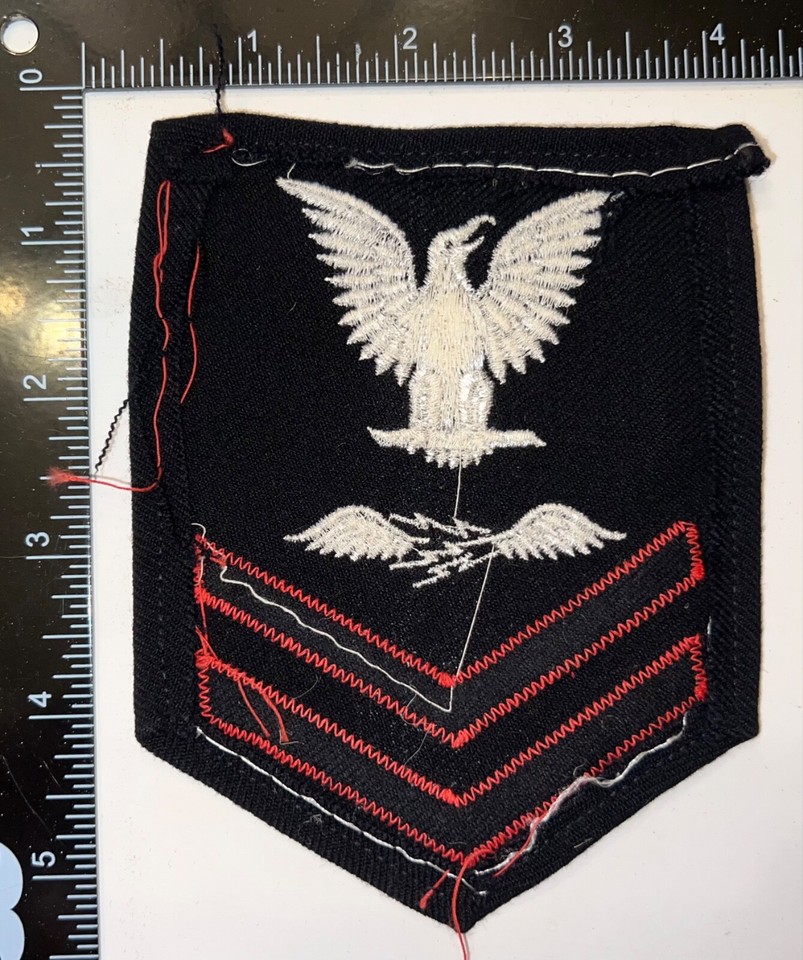 WWII USN US Navy Aviation Radioman Petty Officer 2nd Class Blue Rate ...