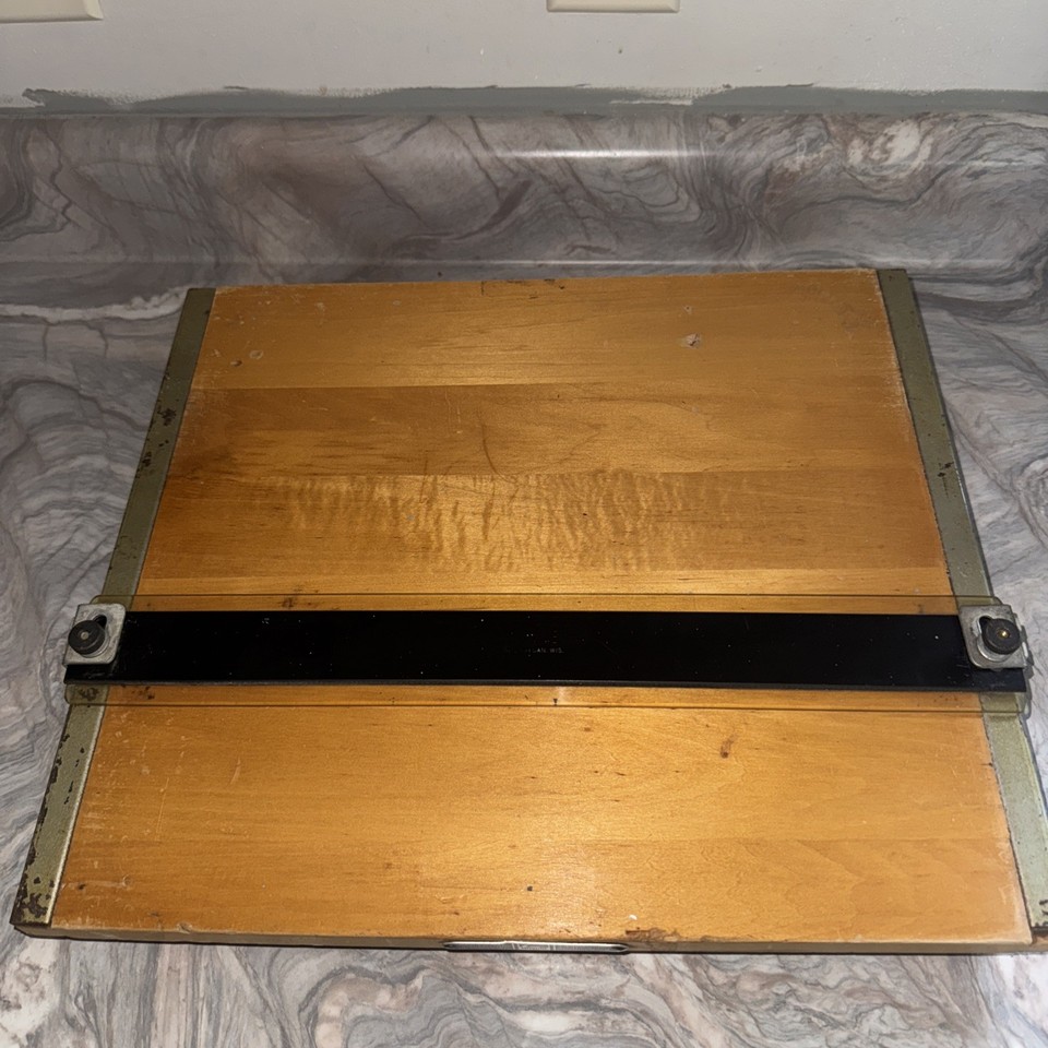 Vintage Mayline Desktop or Lap Portable Wood Drafting Table Board - 12 ...