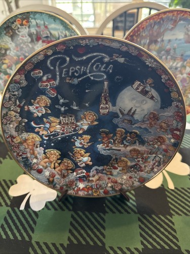 Lot Of 7 Pepsi Collectible Plates Franklin Mint With Stands | eBay