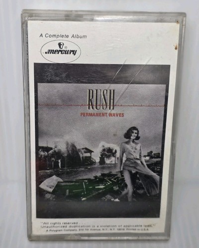 RUSH - Permanent Waves Cassette Tape 1980 Mercury Records Preowned | eBay