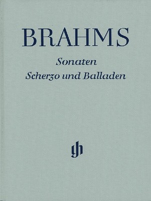 Brahms Sonatas Scherzo & Ballades Piano Sheet Music Henle Urtext ...