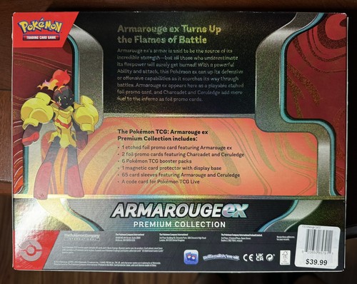 Pokemon TCG - Armarouge EX Premium Collection Box- NEW! Sealed! | eBay