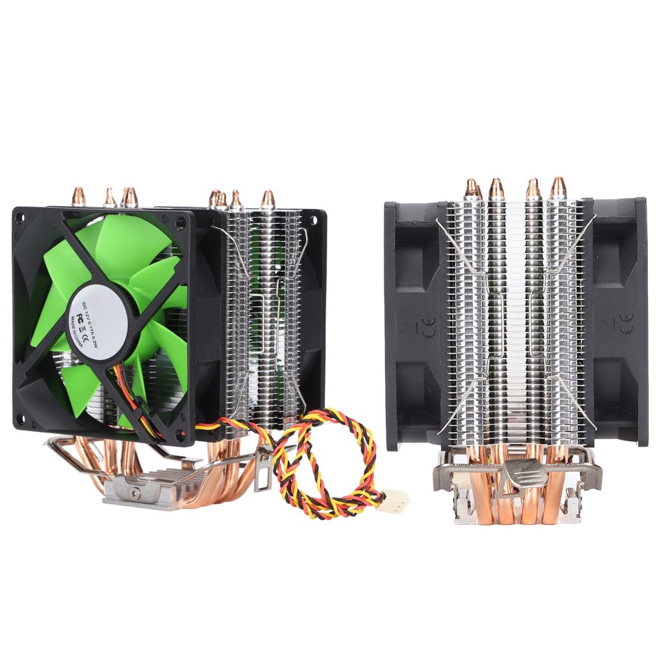 4 Heatpipes CPU Fan Fast Heat Dissipation Plug And Play For LGA | eBay ...