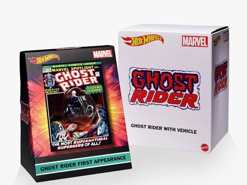 2022 SDCC Hot Wheels Ghost Rider Motorcycle & Figure Sold Out In Hand ...