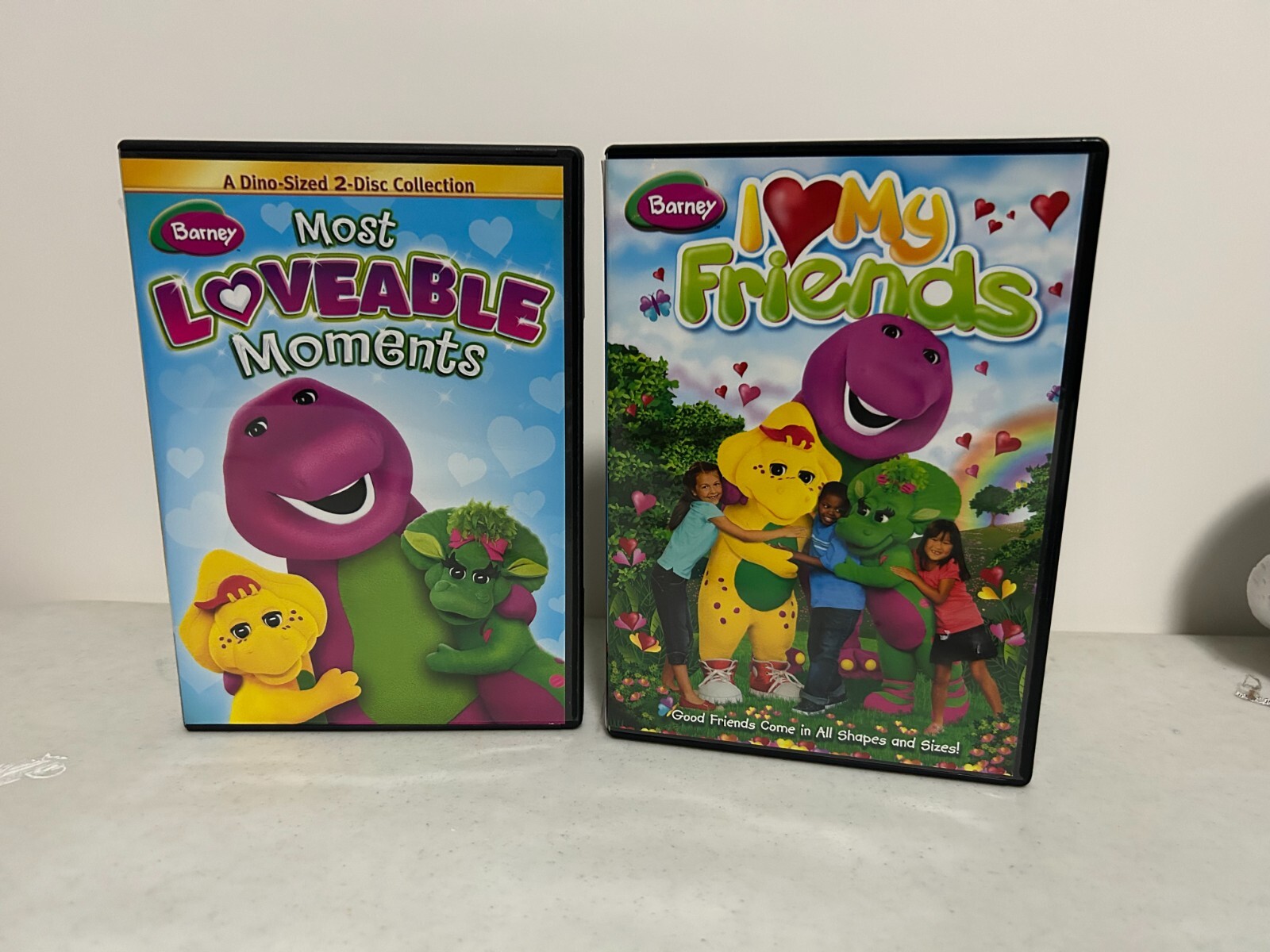 Lot of 2 Barney DVDs 'I Love My Friends' and | Grelly USA