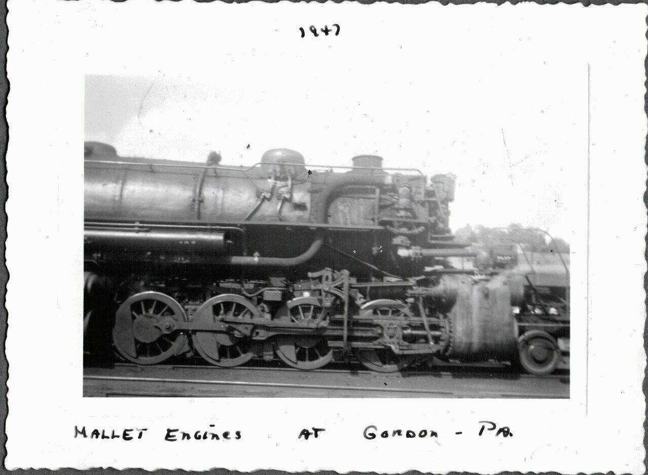 VINTAGE 1947 MALLET ENGINES/LOCOMOTIVE-RAILROAD/TRAIN-GORDON ...