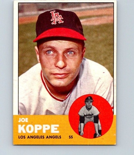 1963 TOPPS BASEBALL #396 JOE KOPPE NRMT KV | eBay