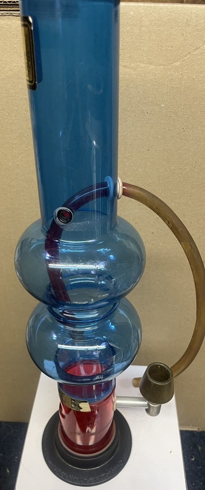 Collectable Sarah’s Family Vtg Unused Blue/Red Bong 15 Inch 70’s Roach ...