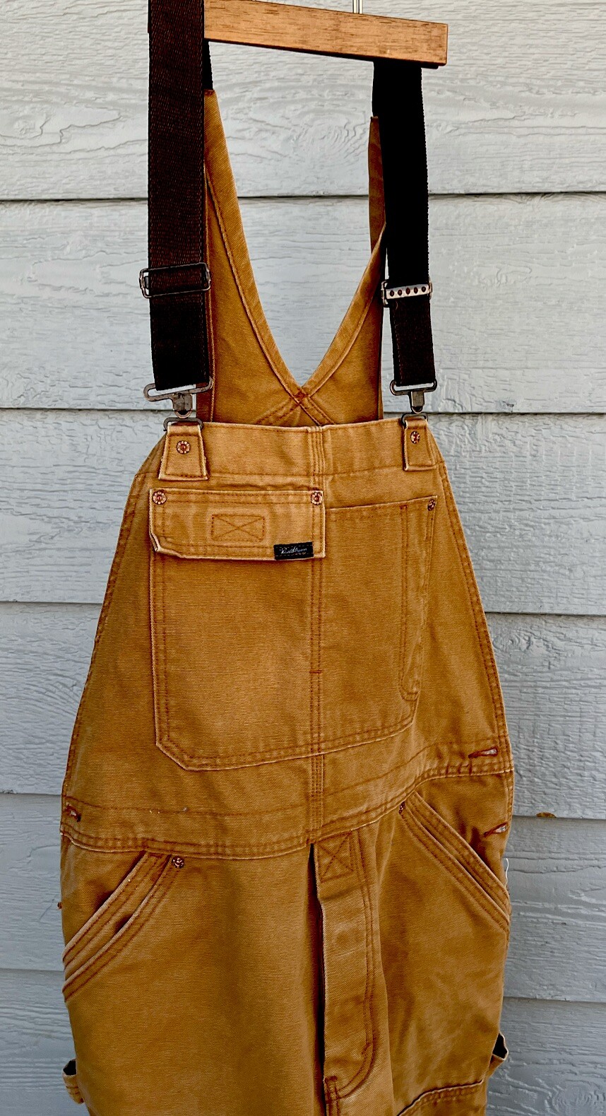 LEVI’S Men Professional Grade Workwear Carpenter Overalls Brown Size 38 ...