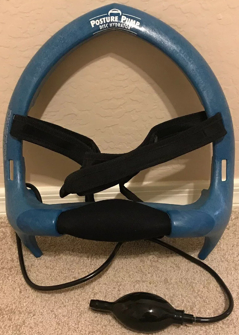 Posture Pump Neck Cervical Disc Hydrator Exerciser chiropractic care ...