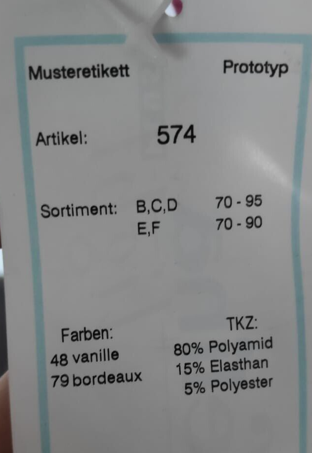 Felina 574 Ladies Full Cup Underwired bra Gr.75F UK34E Embroidered ...