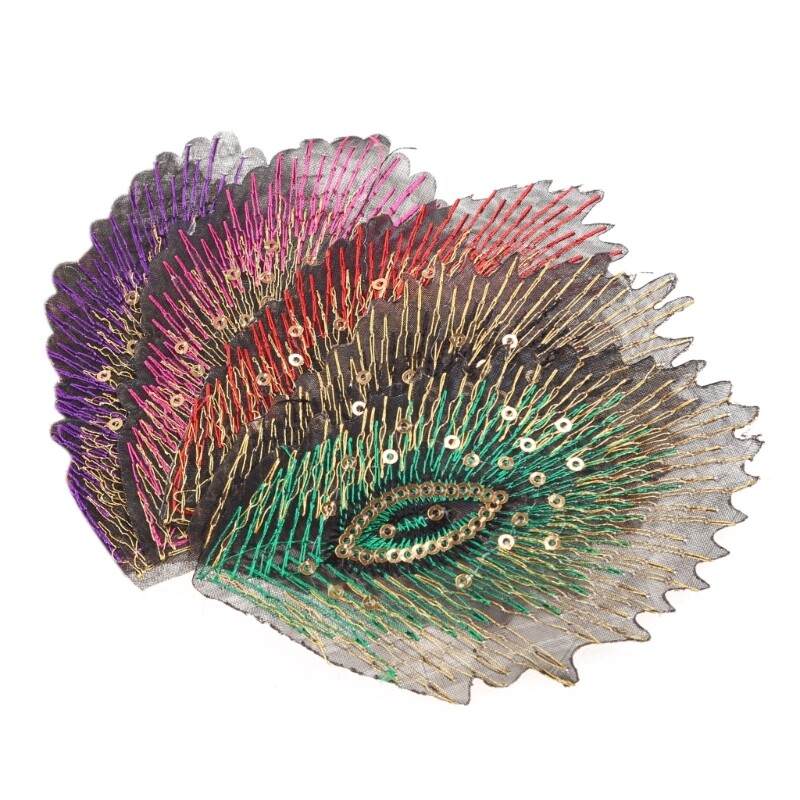 Pack of 12 Feathers Embellishments Appliques Sewing on Patches | eBay