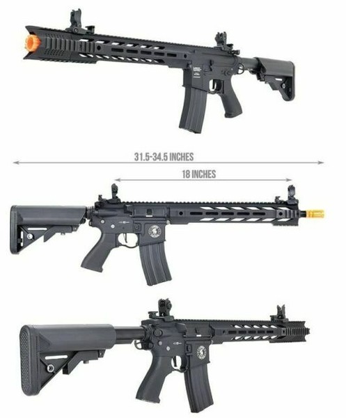Lancer Tactical Lt-25 Hybrid Gen 2 M4 Spr Interceptor Airsoft AEG High ...