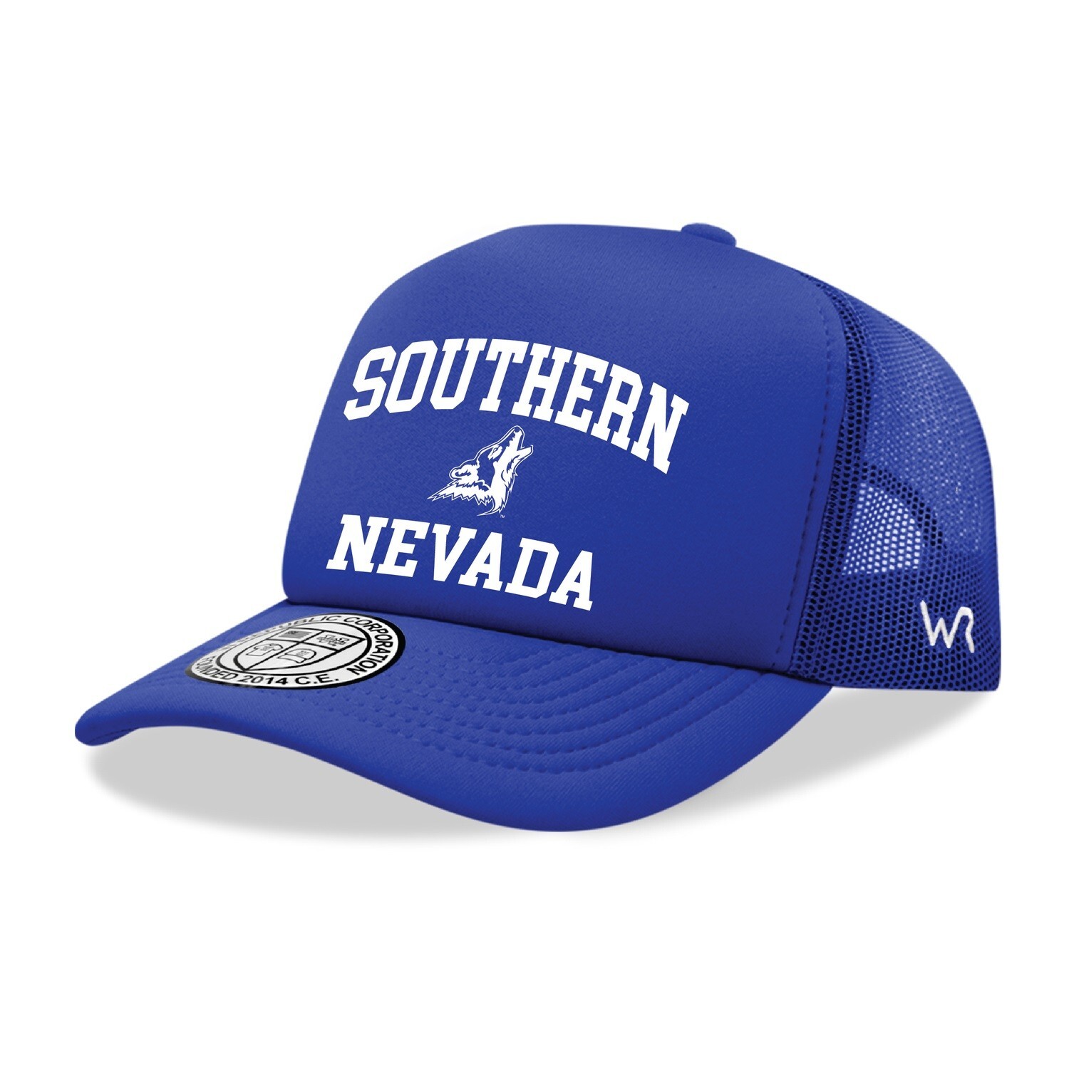 College of Southern Nevada CSN Coyotes Trucker Mesh Snapback Seal Hat ...