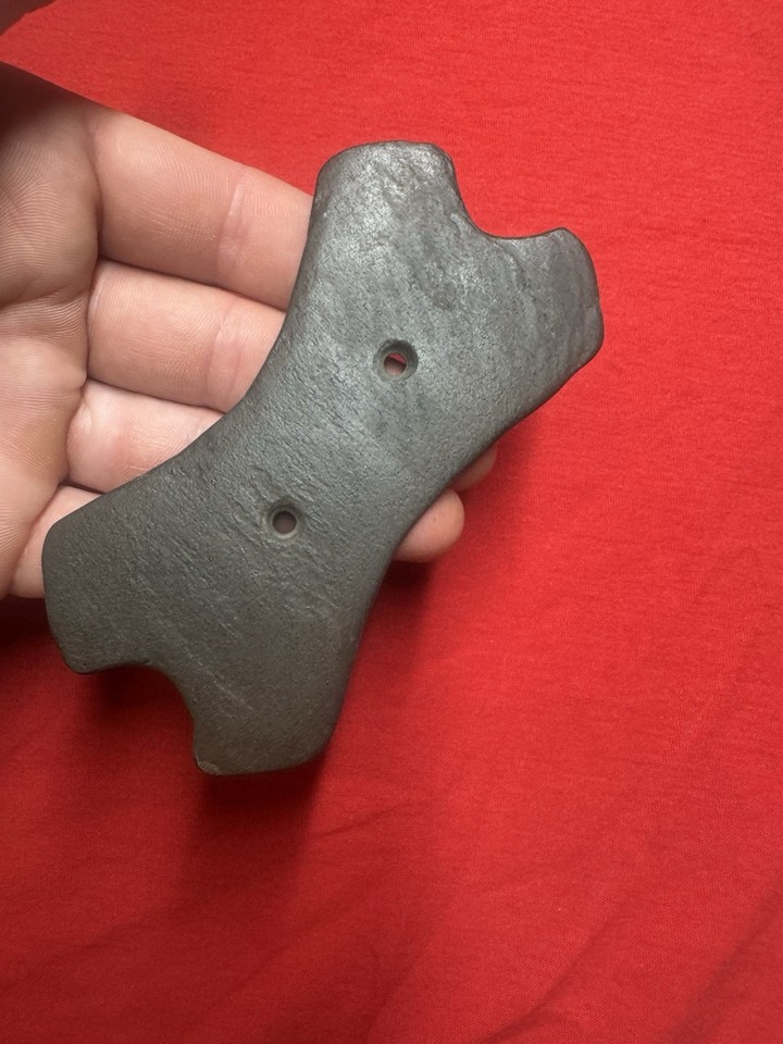 Indian Artifact Drilled Slate Gorget Arrowhead | eBay