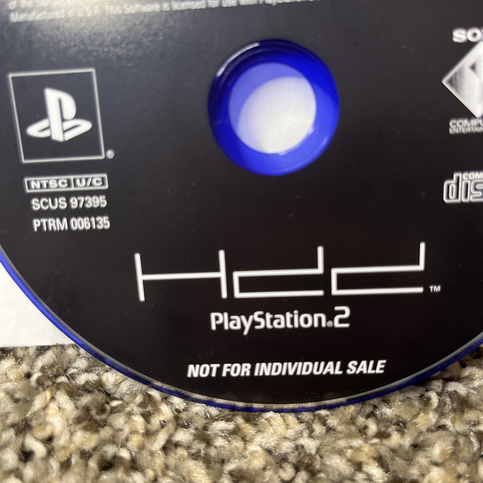 HDD Utility Disc Version 1.10 Sony PlayStation 2 PS2 | eBay