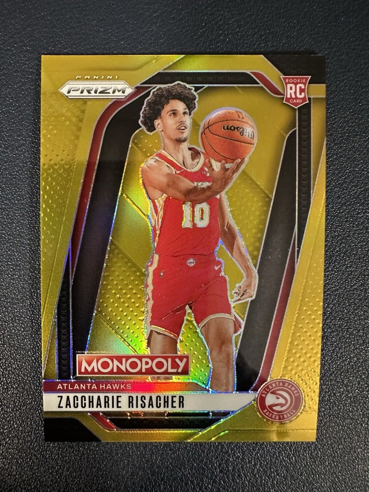 2024-25 Panini Prizm Monopoly #27 GOLD Prizm RC /49 ~ Zaccharie ...