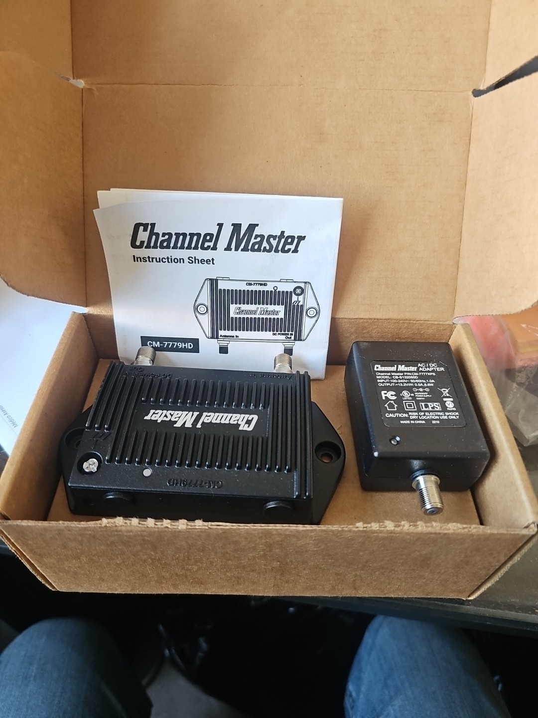Channel Master CM-7779HD Antenna PreAmp 1 with 5G LTE Filter - Barely ...