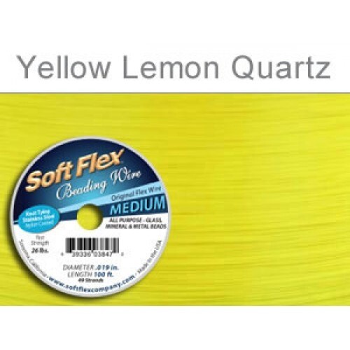 Yellow Soft Flex Wire Medium .019 Length 30 ft, 49 Strands, 0.45mm ...
