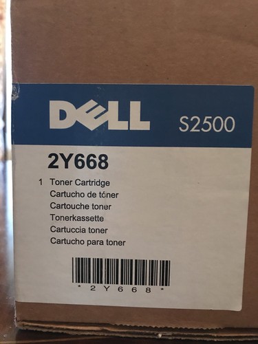 S2500 2Y668 DELL NEW ORIGINAL TONER CARTRIDGE. Boxes and unopened. 3 ...