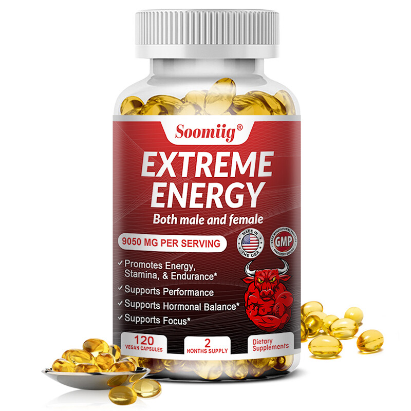 Extreme Energy Capsules For Men & Women - Supports Energy,Strength And ...