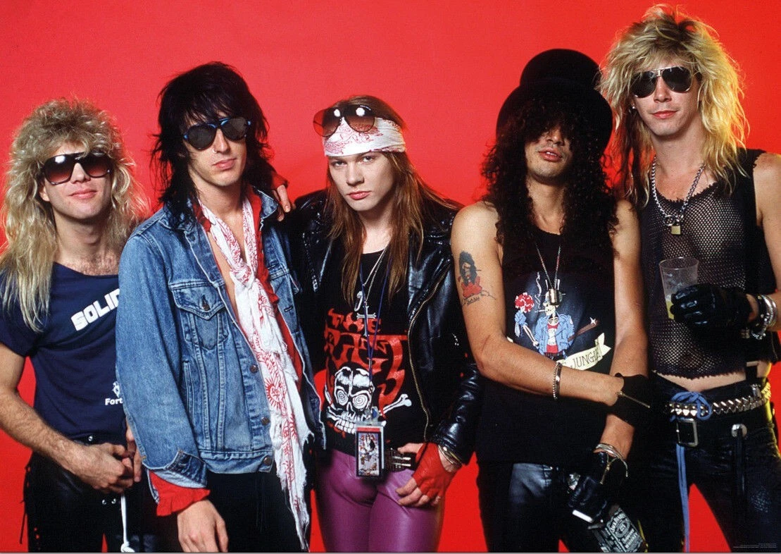 Duff Mckagan And Axl Rose