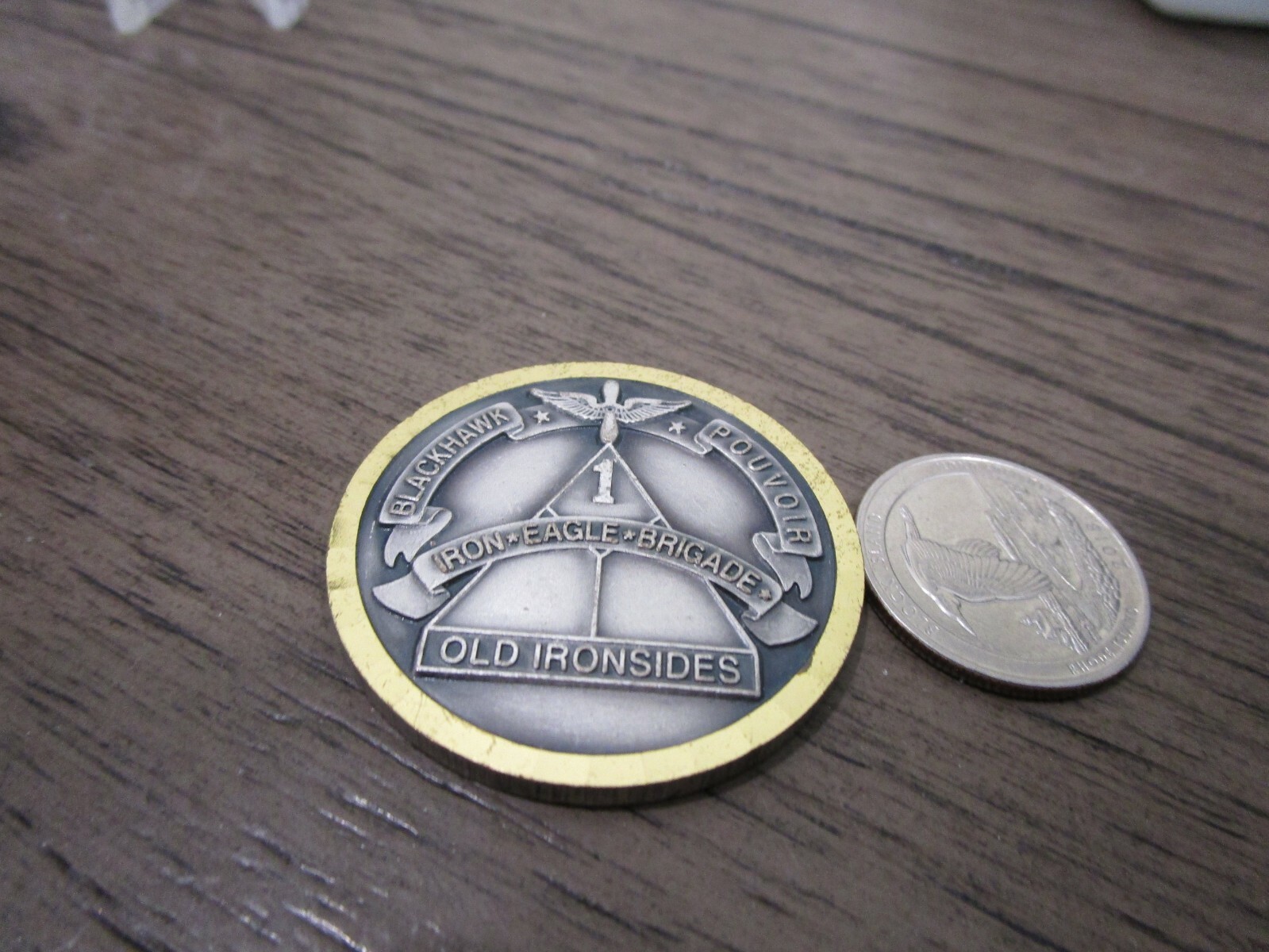 1st Armored Division Combat Aviation Brigade Commanders Challenge Coin ...