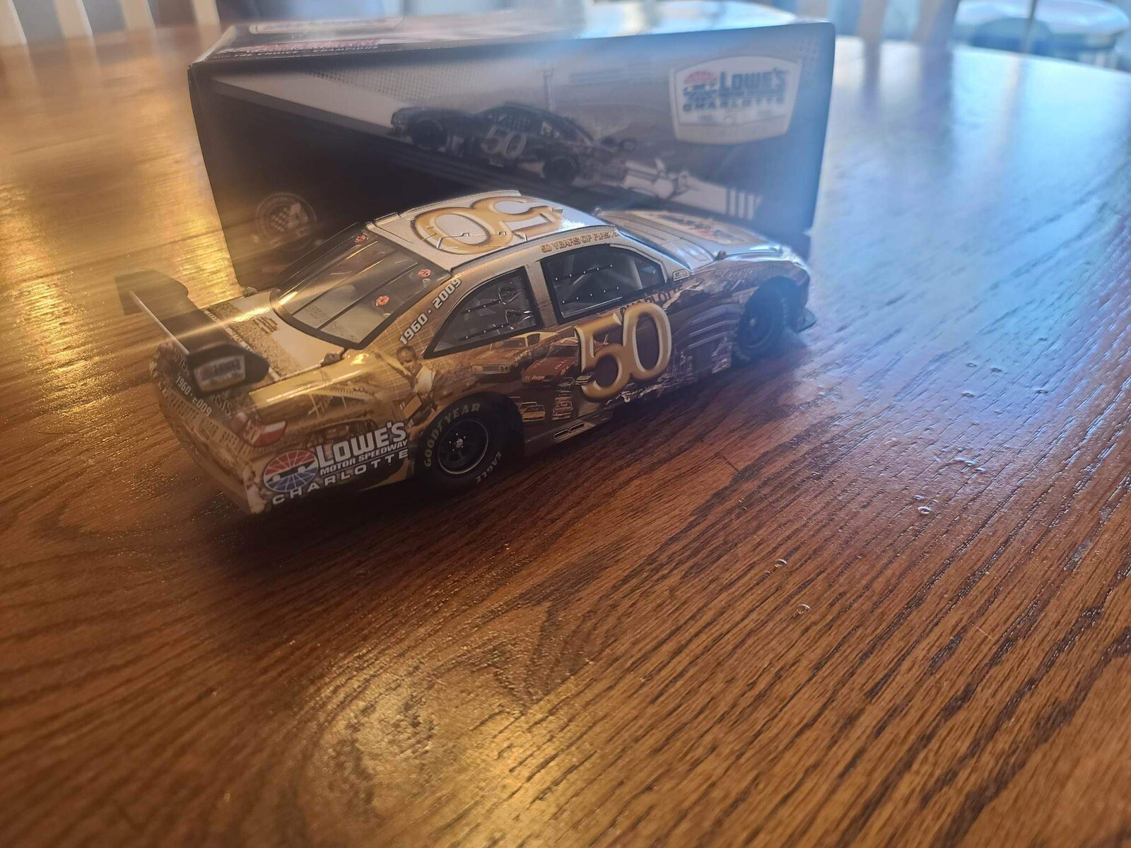 2009 Autographed Bruton Smith Lowe’s Motor Speedway 50th Anniversary 1: ...
