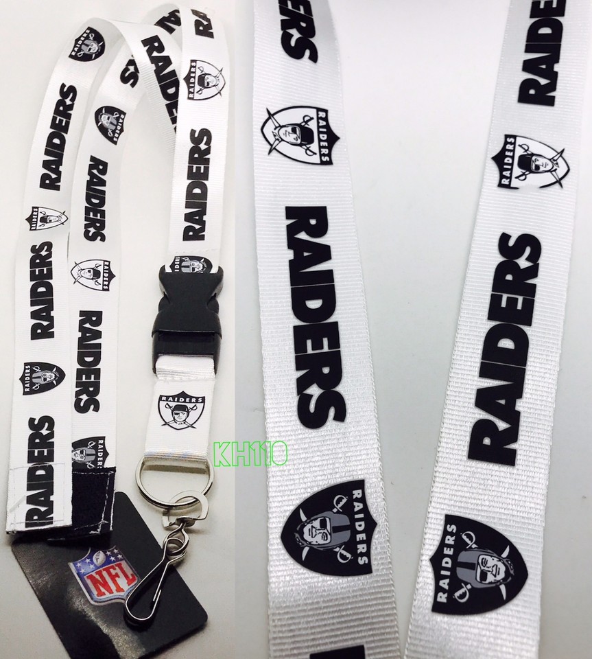 NFL Las Vegas Raiders keychain Lanyard - Pick Your Color! | eBay