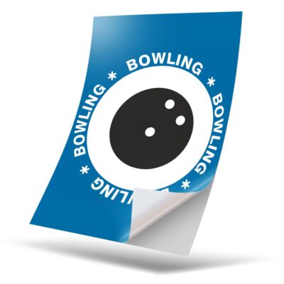 1 x Vinyl Sticker A4 - Bowling Ball Design #4931 | eBay UK