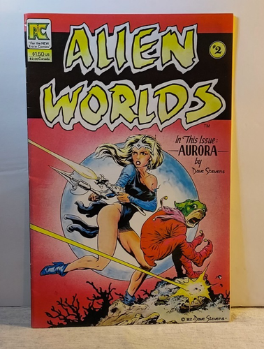 ALIEN WORLDS 2 F. DAVE STEVENS C/A. PACIFIC COMICS 1982 SCI-FI ANTHOLOGY SHIP$6 | eBay